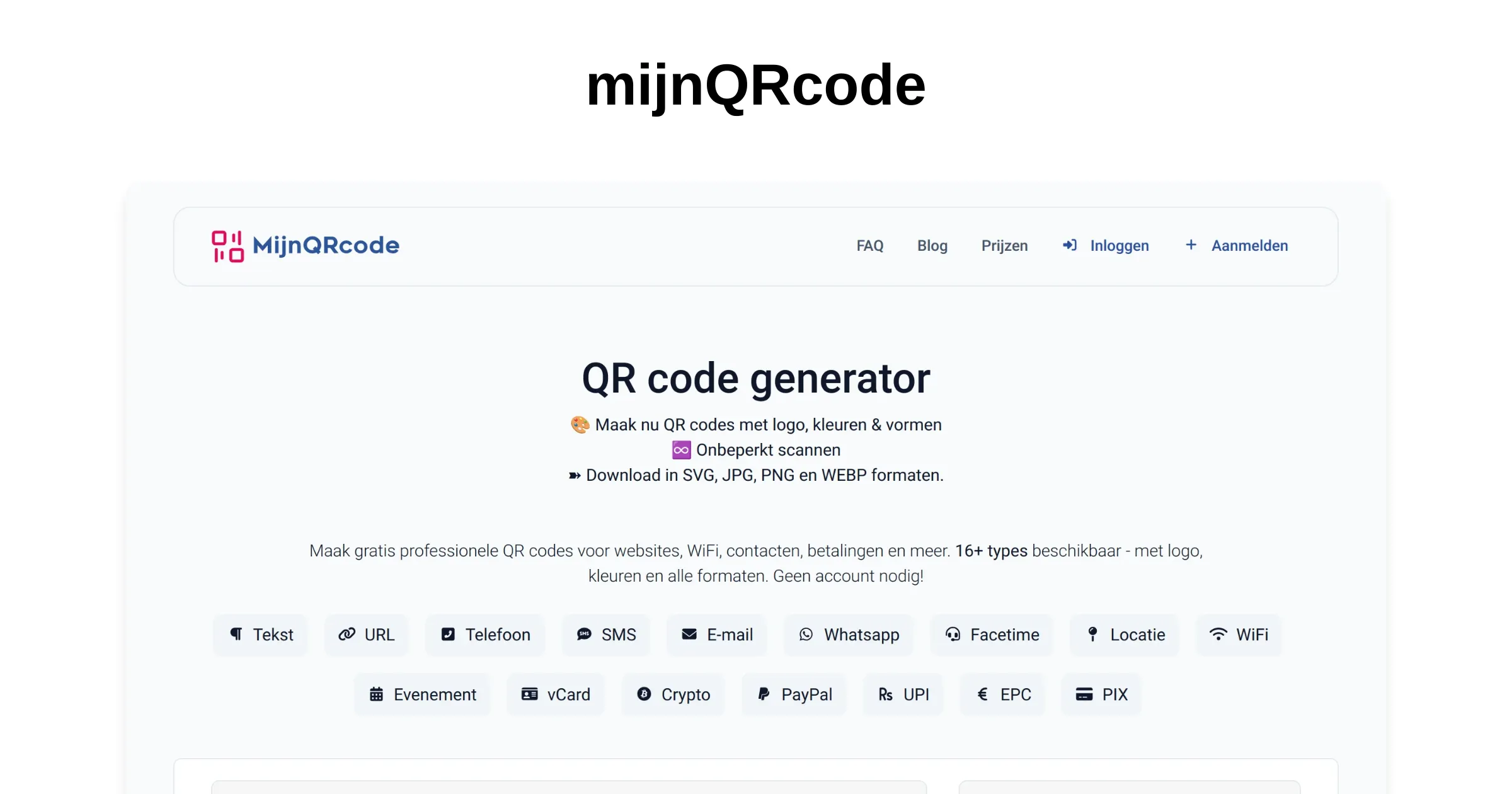 QR codes maken met logo, kleuren & vormen | QR code Generator ...